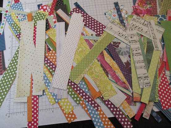 Colorful Om: Got scraps? Make bookmarks!