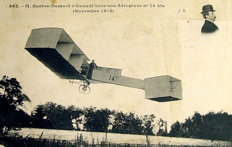 A Maravilhosa vida de Santos=Dumont por Luiz Pagano: O Vôo do 14 bis