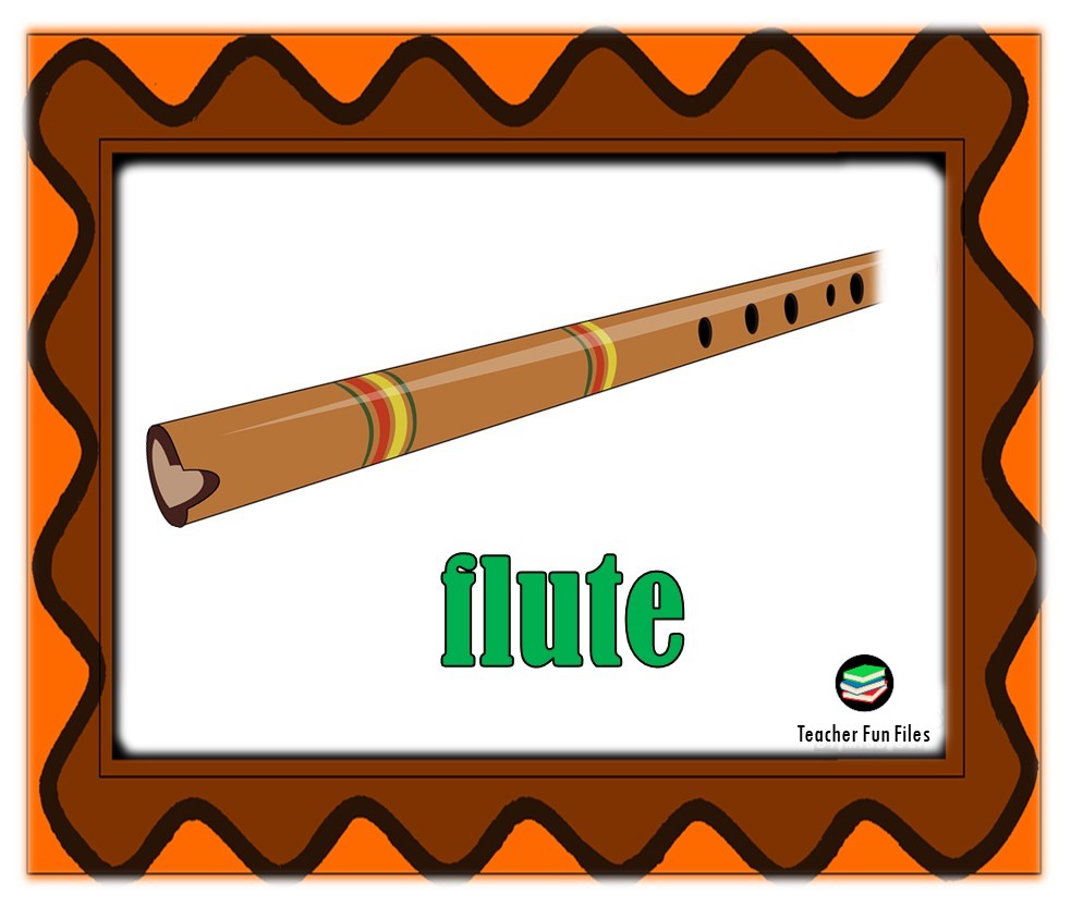 Teacher Fun Files: Musical Instrument Flashcards