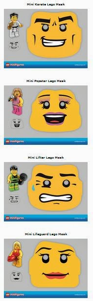 Lego Free Printable Masks. - Oh My Fiesta! in english