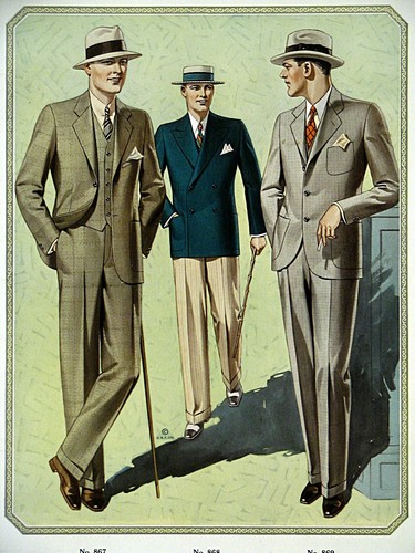 Amusing Muse's Musings: 1928 MEN'S FASHION ILLUSTRATION #6 * Large Full ...