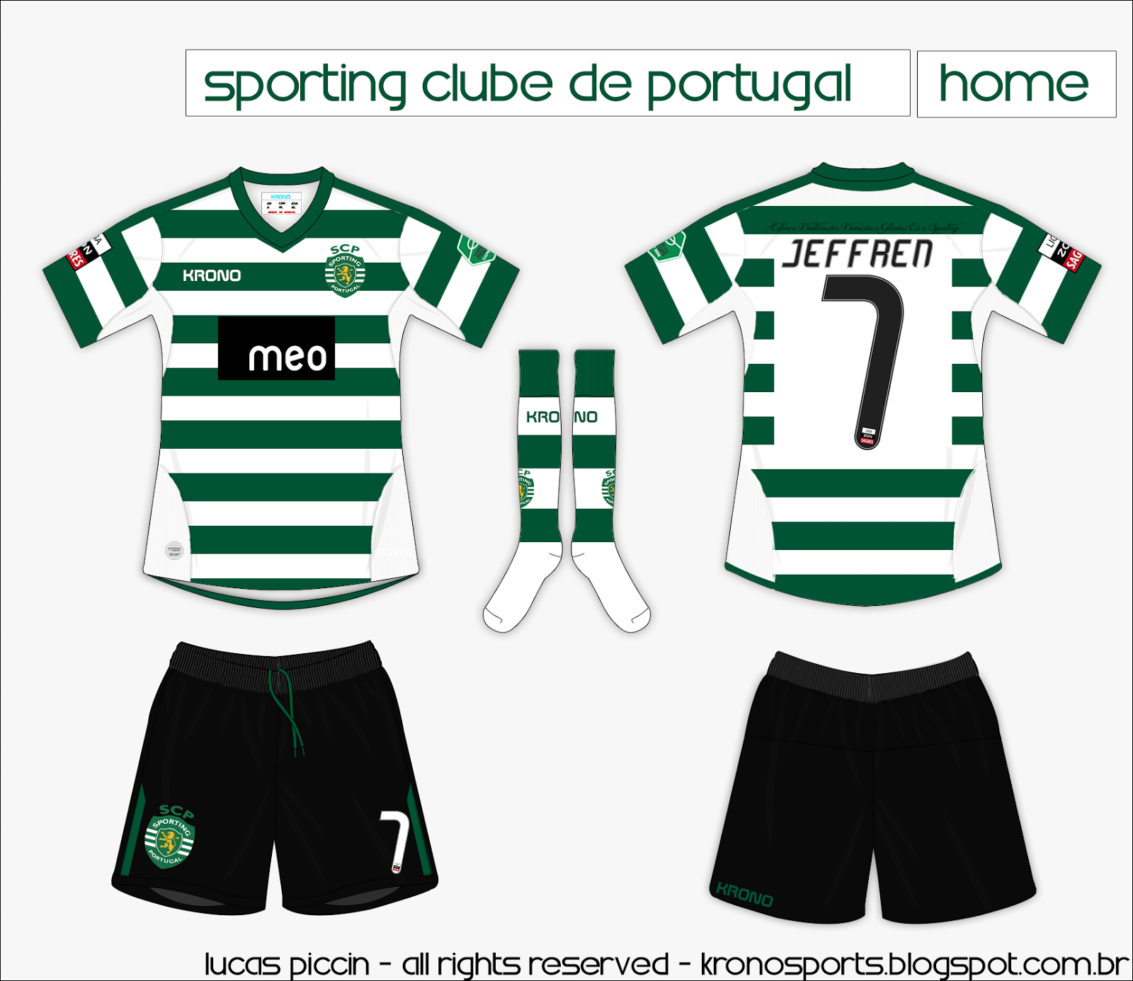 Campeonato de Mockups Camisetas de Futebol: Coleção 04 - SPORTING de ...