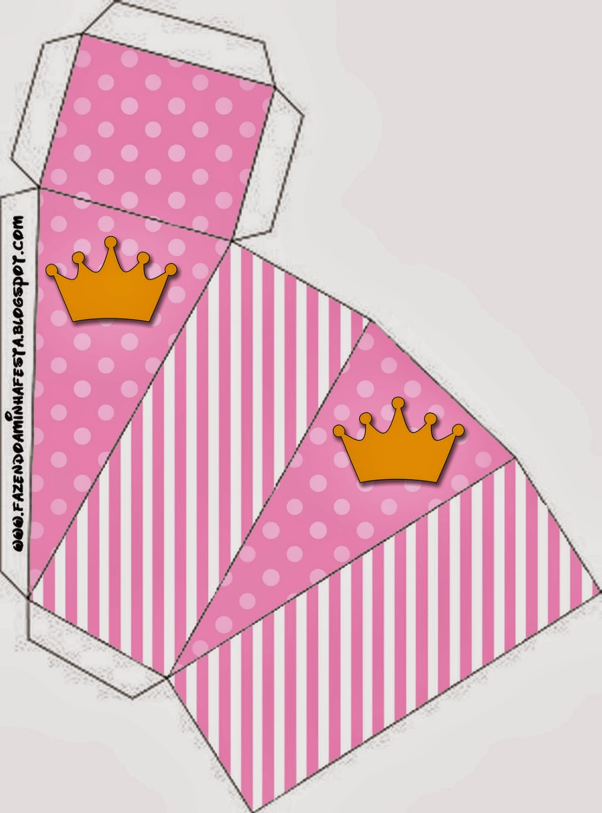 Princess Crowns: Free Printable Boxes. - Oh My Fiesta! in english