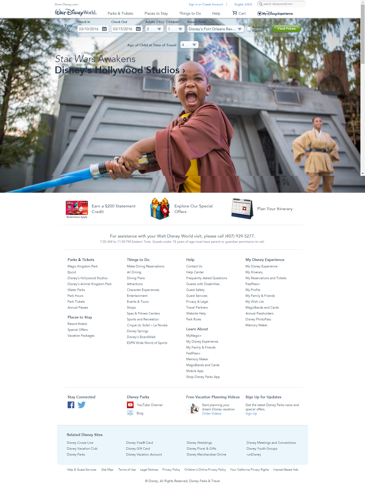 How to use the Disney World site to plan your Disney Trip Part 1