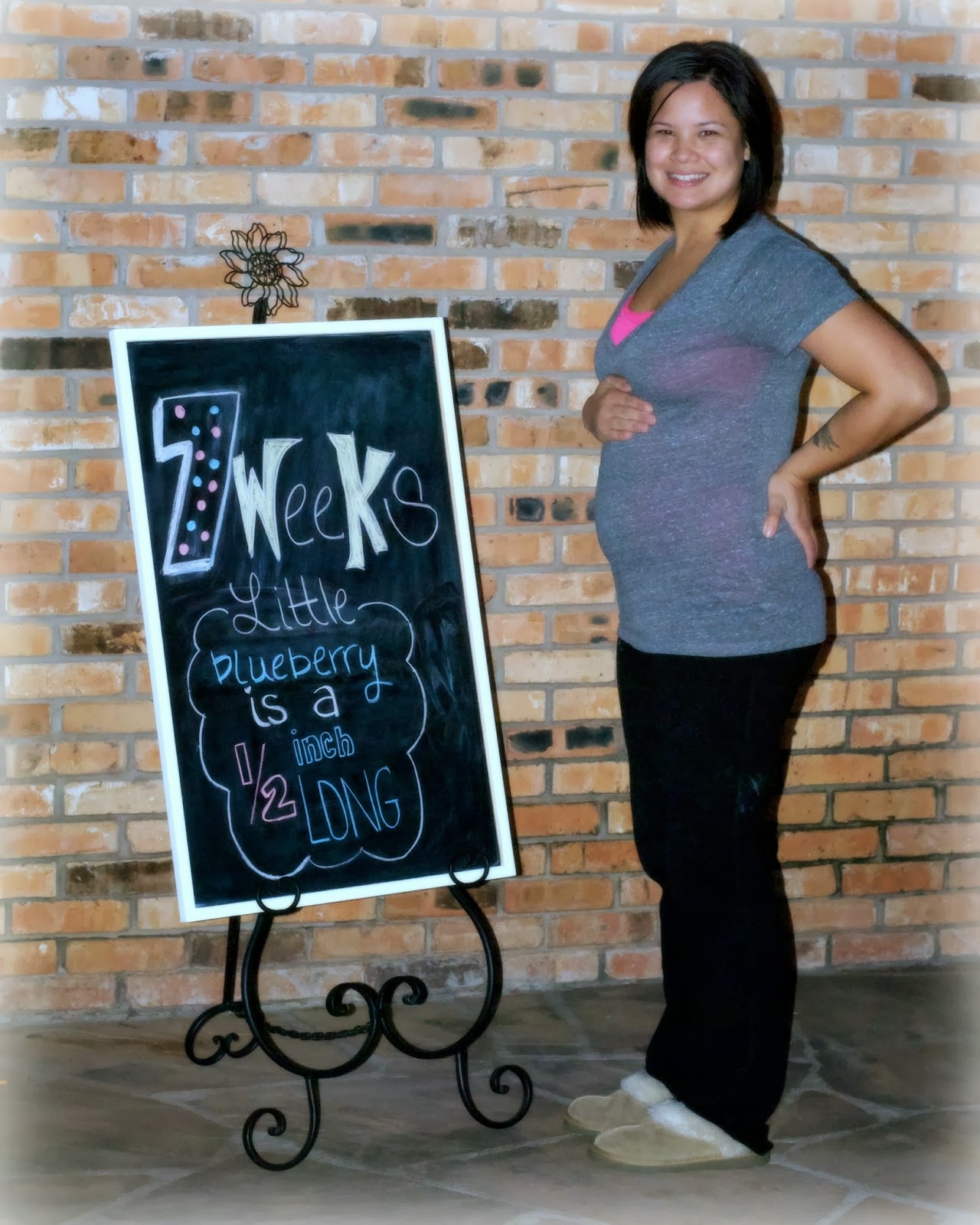 Savanna's Wings: 7 Week Bumperoo | Pregnant with our Rainbow Sprout