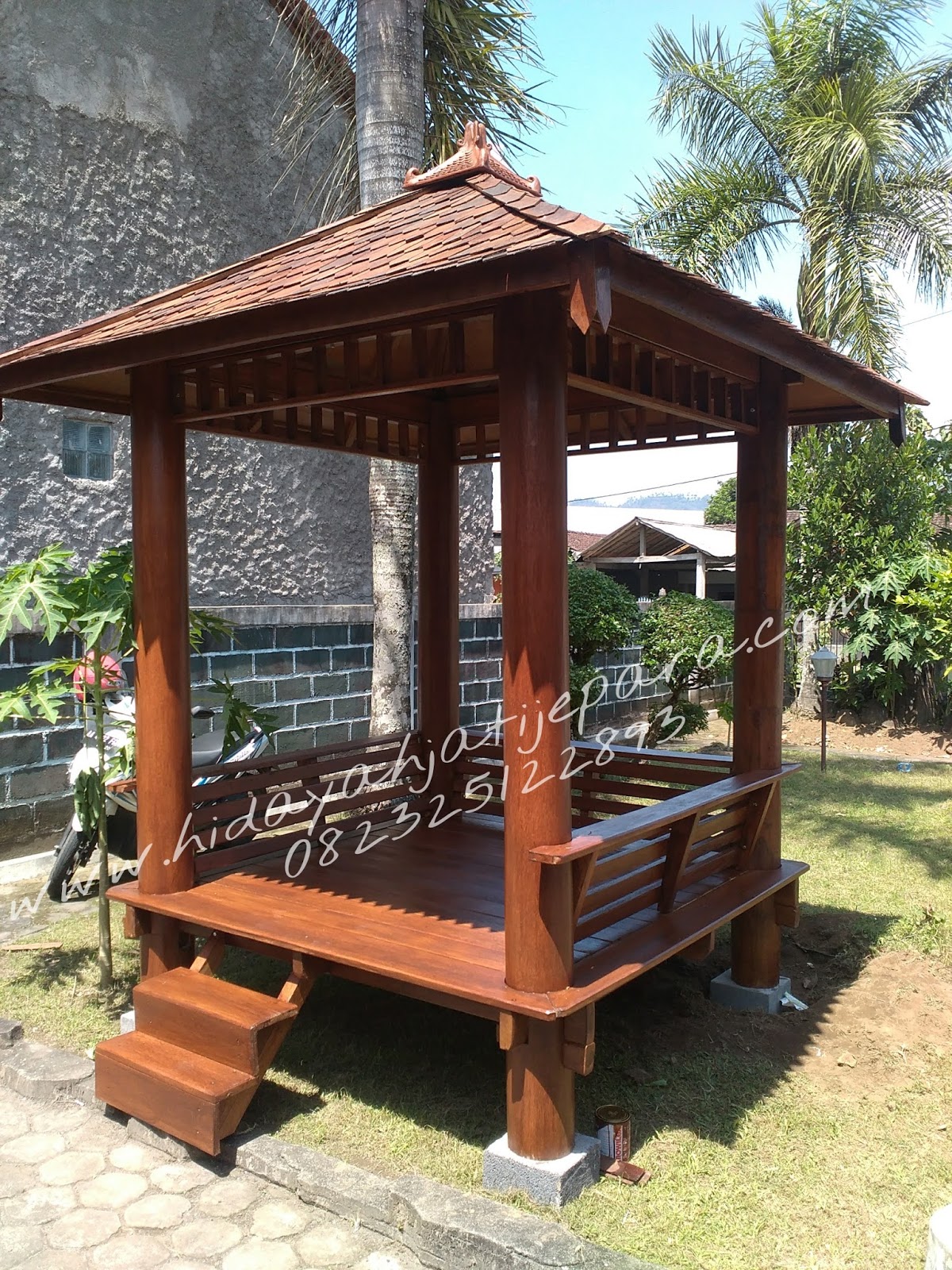 Gazebo Kayu Kelapa Jepara Harga Langsung Pengrajin - Toko Mebel Online ...