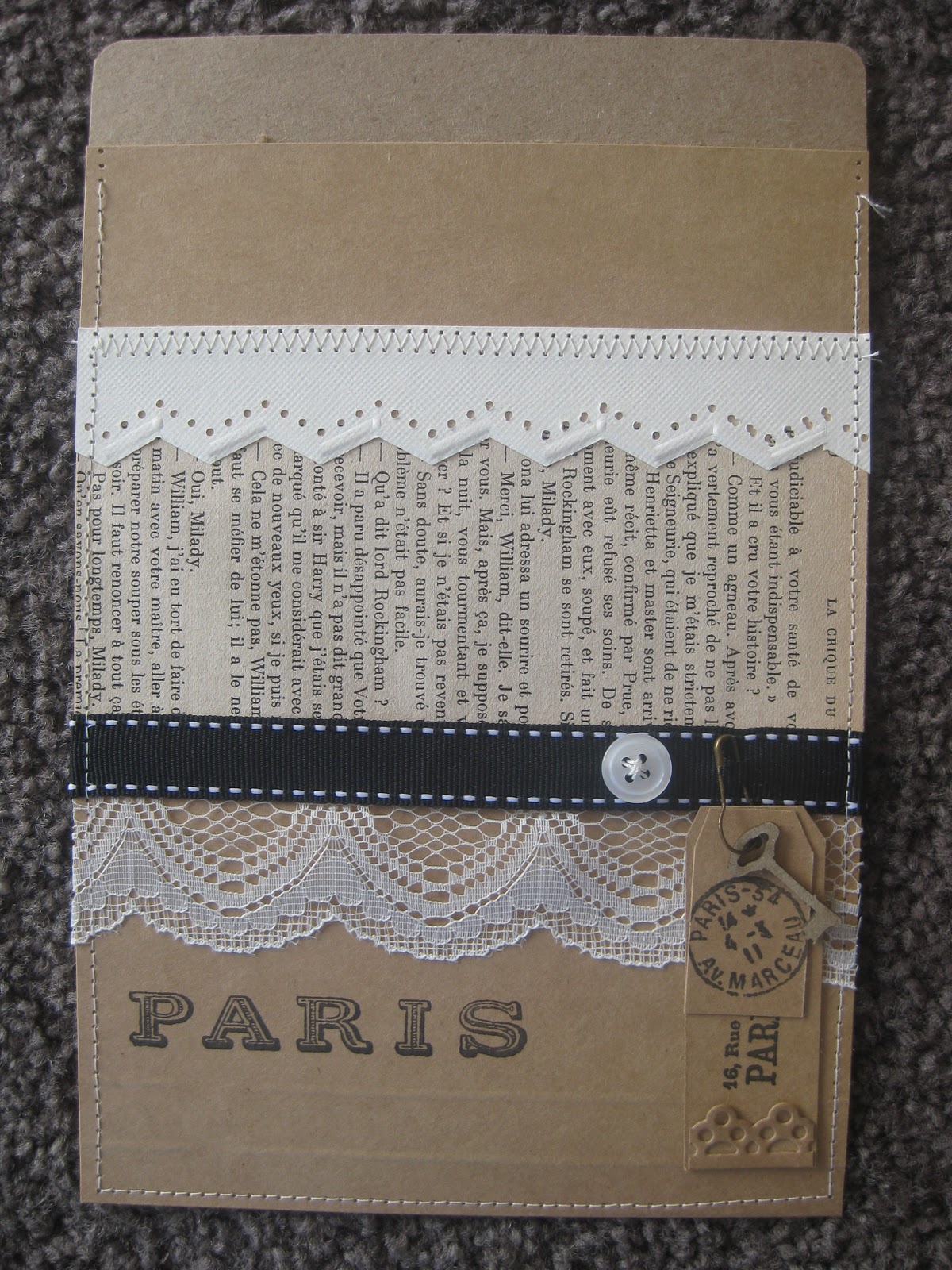 Sally Create: Manilla Folder Vintage Pockets
