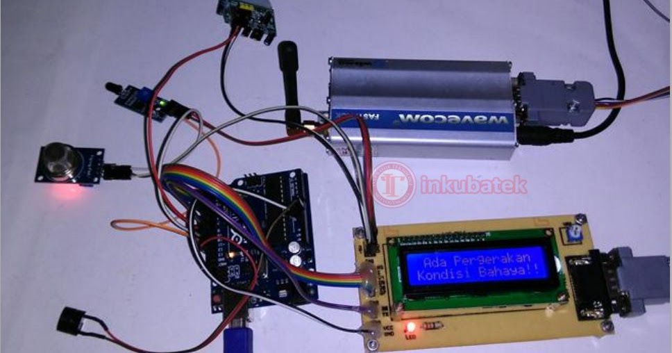 Tutorial Proyek Arduino Ke 9 Sistem Keamanan Rumah Berbasis Sms ~ Arduino Projek 