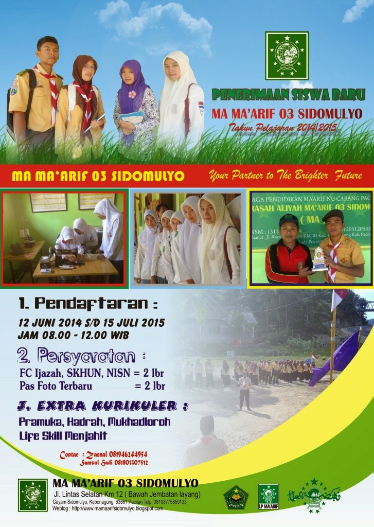 MTs MA'ARIF SIDOMULYO PACITAN: DOWNLOAD Desain BANNER PSB 2014 Format ...