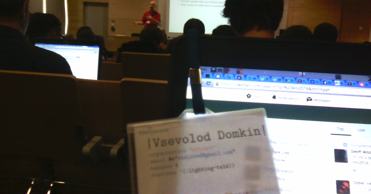 Lisp The Universe And Everything European Lisp Symposium 2016 