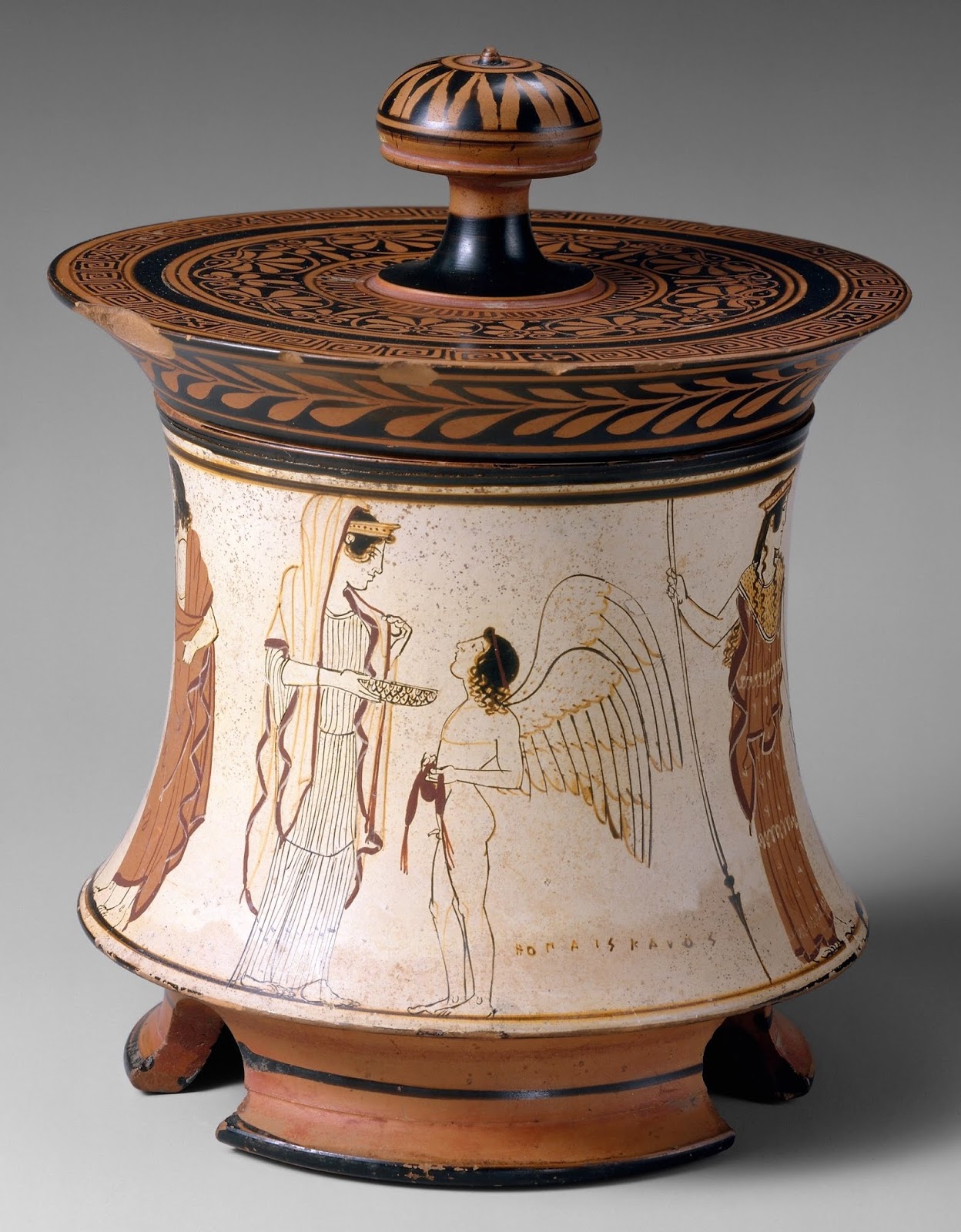 GJCL Classical Art History: The Judgment of Paris on a Pyxis
