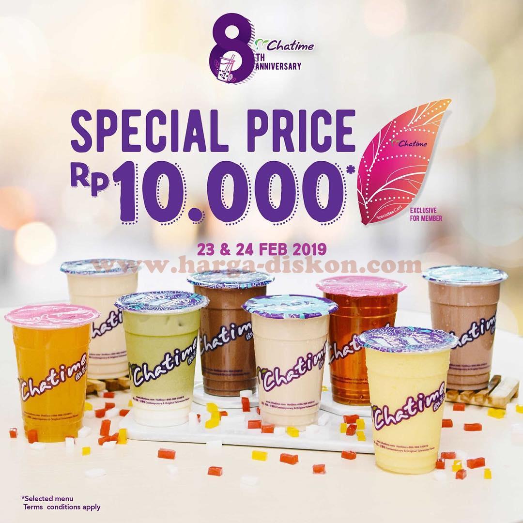 Promo CHATIME Terbaru
