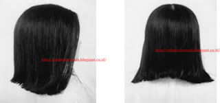 Salon: Pemangkasan Datar Pola Garis Pangkas Diagonal ke Depan (Solid ...