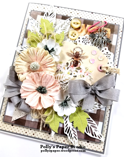 Really Reasonable Ribbon Blog: Bee Tag Greeting Card
