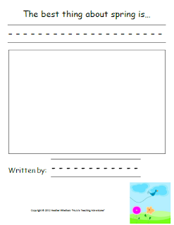 Classroom Freebies Too: Differentiated K-5 Spring/Easter Writing Prompts