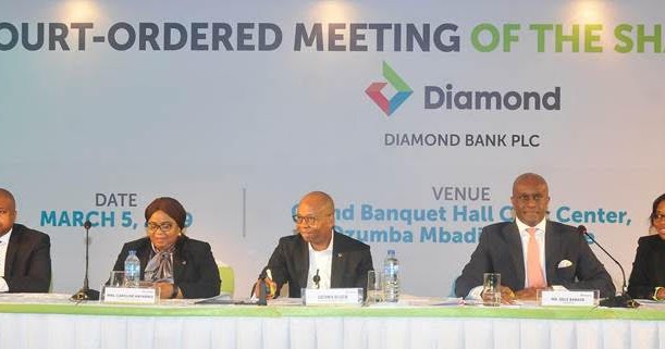 Diamond Bank Holds Court Ordered Meeting,Shareholders Approve Merger ...