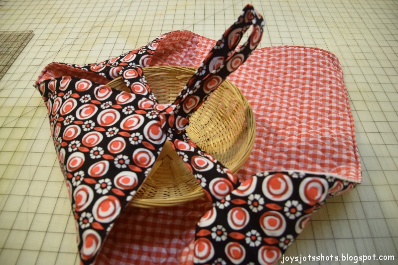 Joy's Jots, Shots & Whatnots: Reversible Casserole/Pie Carrier