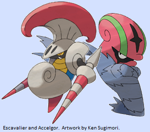 The Bug Ninja and the Insect Knight: Accelgor and Escaliver for Smash ...