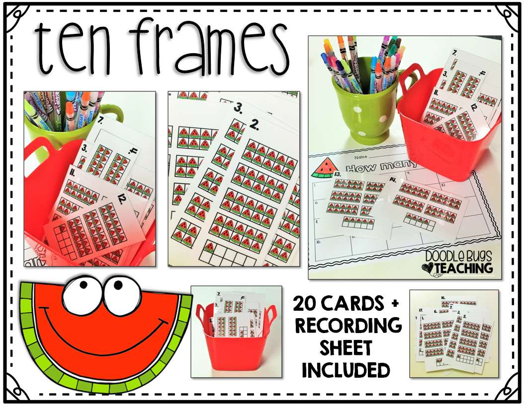 Doodle Bugs Teaching {first grade rocks!}: Wacky Watermelon Math ...