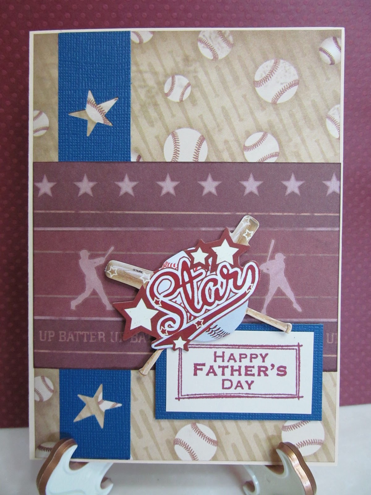 Savvy Handmade Cards: Baseball Father's Day Card