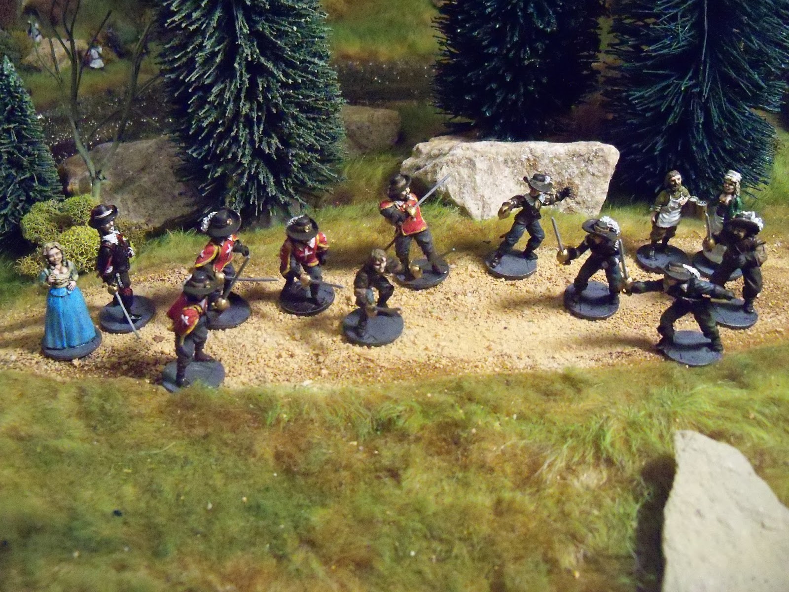Miniature Wargaming with Spudnick: All For One And One For All: 40mm ...