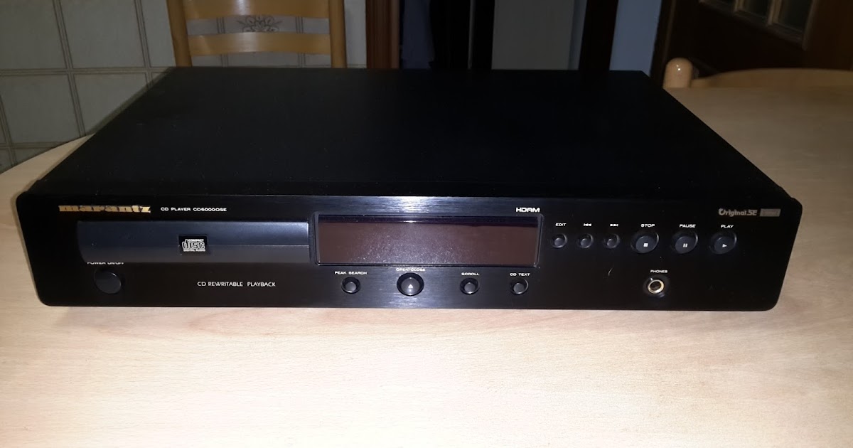 Marco's HiFi photogallery: Marantz Cd 6000 OSE Limited Edition