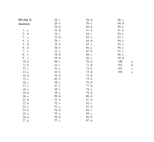 CMFAS Mock Papers PDF M1A M1B M5 M6 M6A M8 M8A M9 M9A HI PDF: Answers