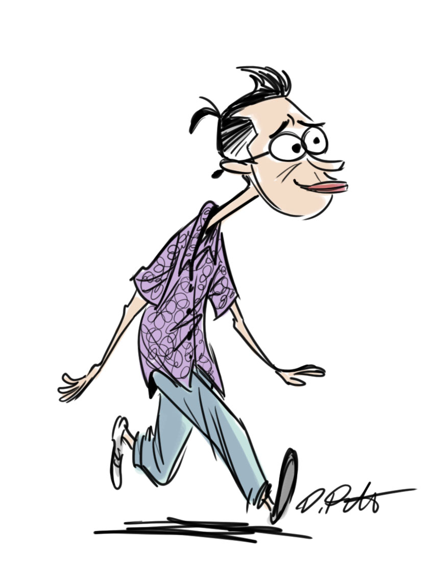 THE ART OF DAVE PIMENTEL: 2012 Caricature show up at Disney