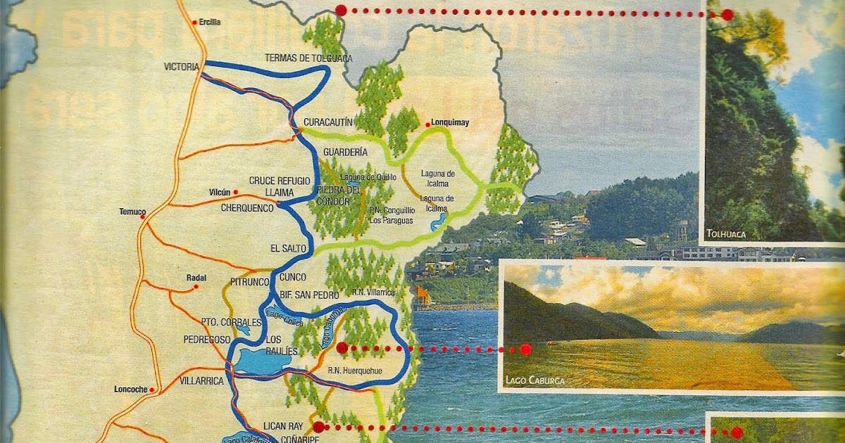 Ciudades hermosas: Ruta Interlagos Chile