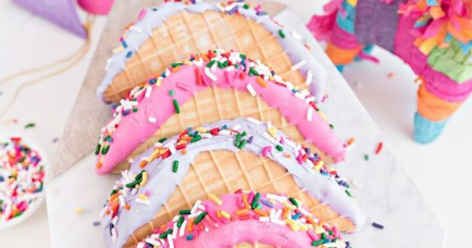 Confetti Choco Tacos - All Recipe Network