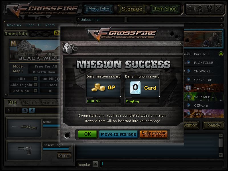 Crossfire Updates: crossfire picture mission complete