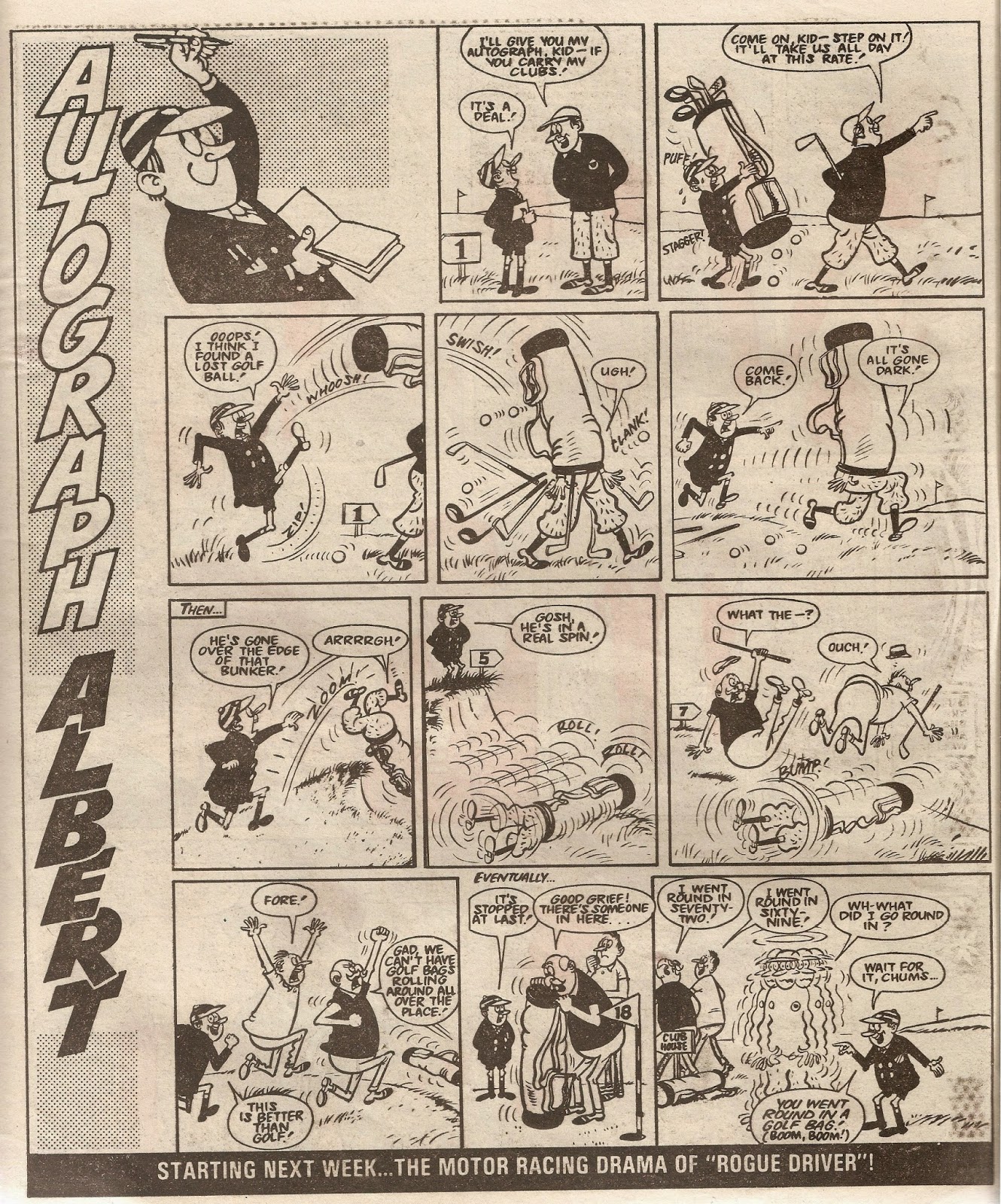 Wacky Comics!: The Last Autograph Albert