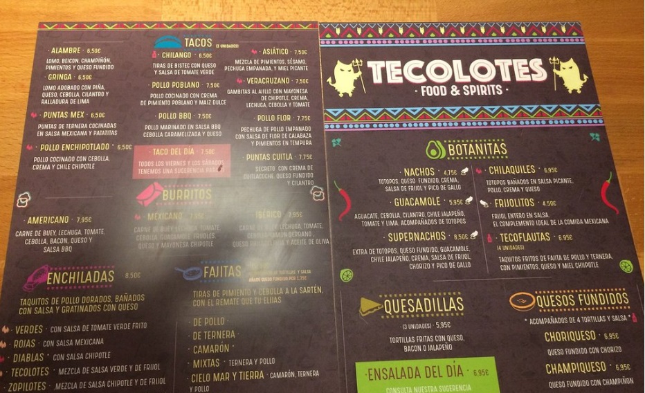 GASTRONOMÍA INTERNACIONAL: Comida mexicana: Tecolotes