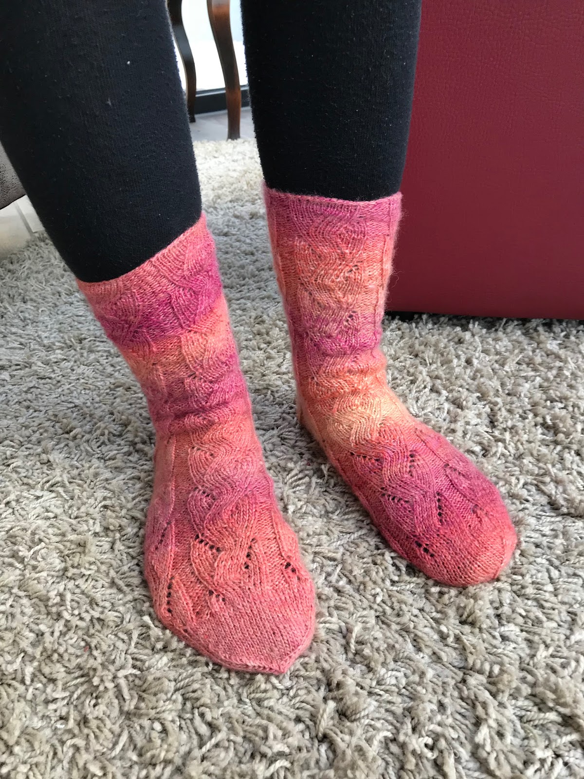 ArianeB Handmade: Pinkkal - Die Socke "Pink"! Ich war dabei!