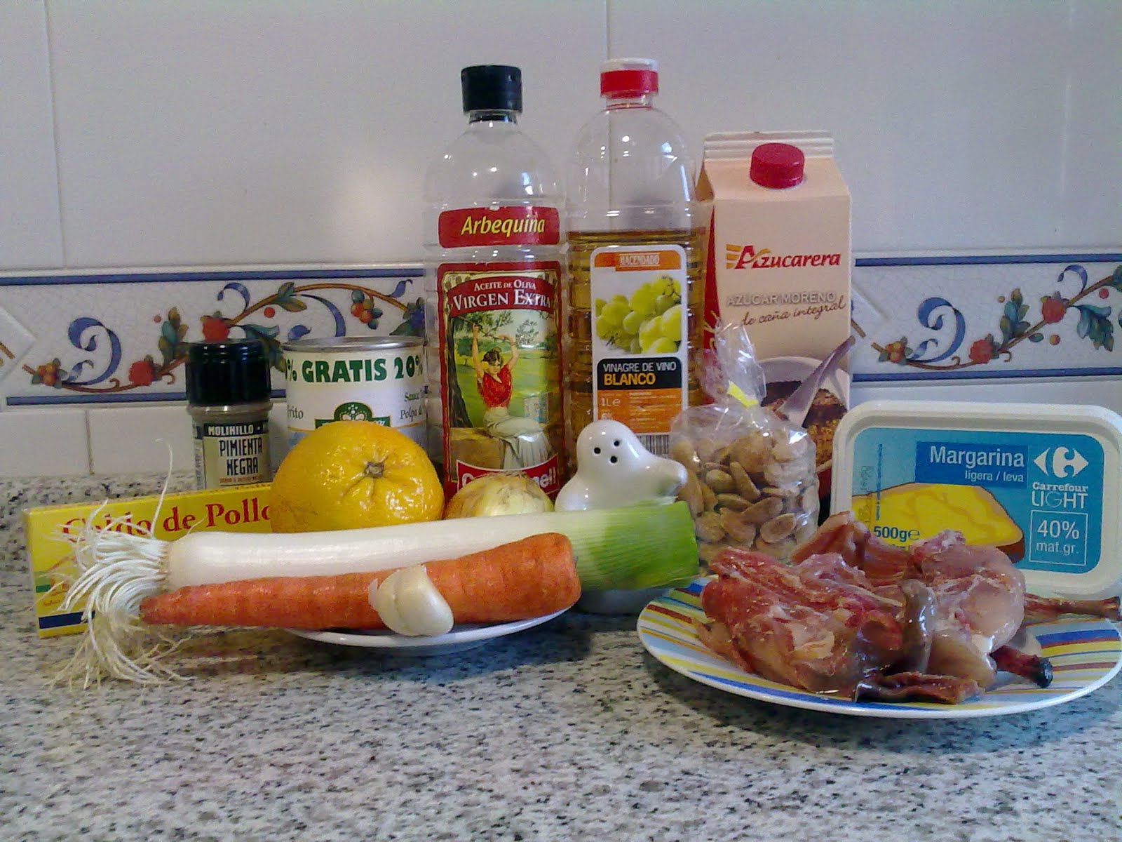 Mis recetas de cocina: Conejo con salsa agridulce