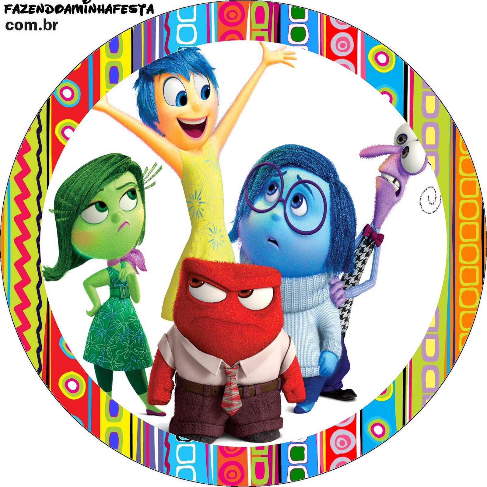 Birthday of Inside Out: Free Printable Candy Bar Labels. - Oh My Fiesta ...