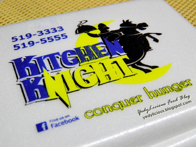 Kitchen Knight Evening Food Delivery Service | YedyLicious Manila Food ...