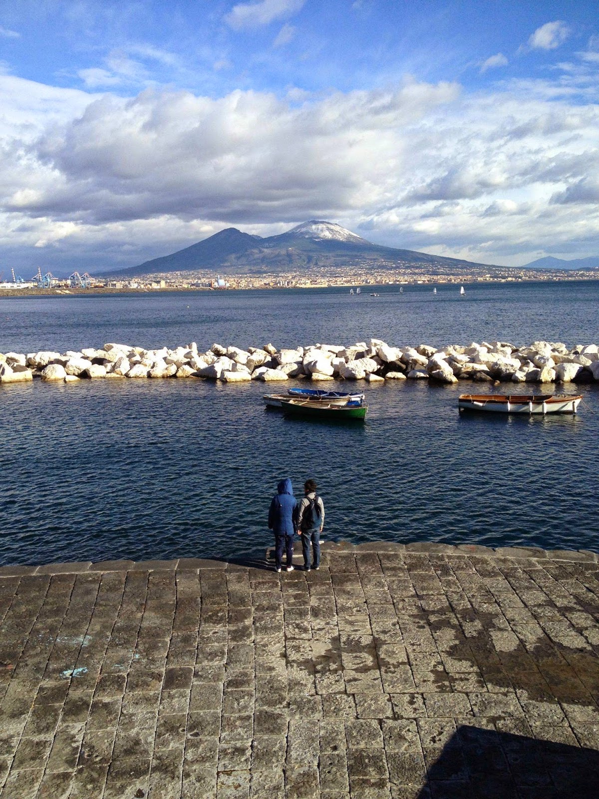 Sociolatte: Vesuvius Volcano, Bay of Naples, Italy.