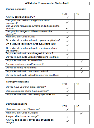 Kate-Barnes-Media: Task 5: Skills Audit