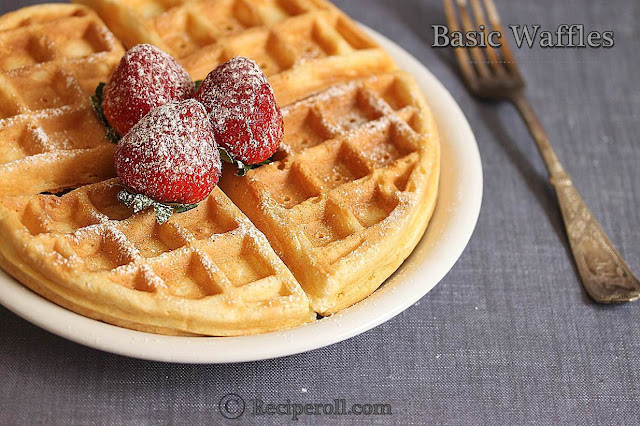 Basic Waffles | How To Make Fluffy Waffles