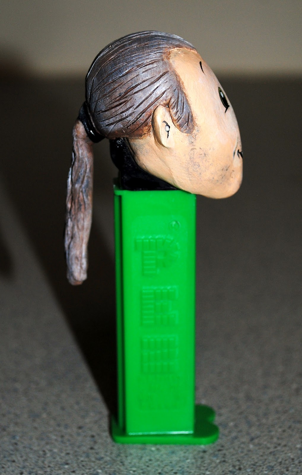 One-Eyed Girl: custom pez