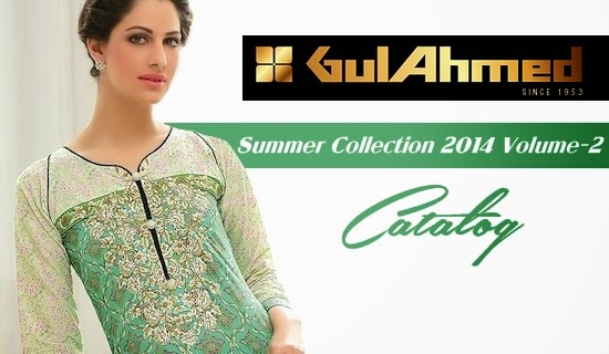 Gul Ahmed Summer Magazine 2014 Volume-2 | Gul Ahmed Shop Vol-2 Catalog ...