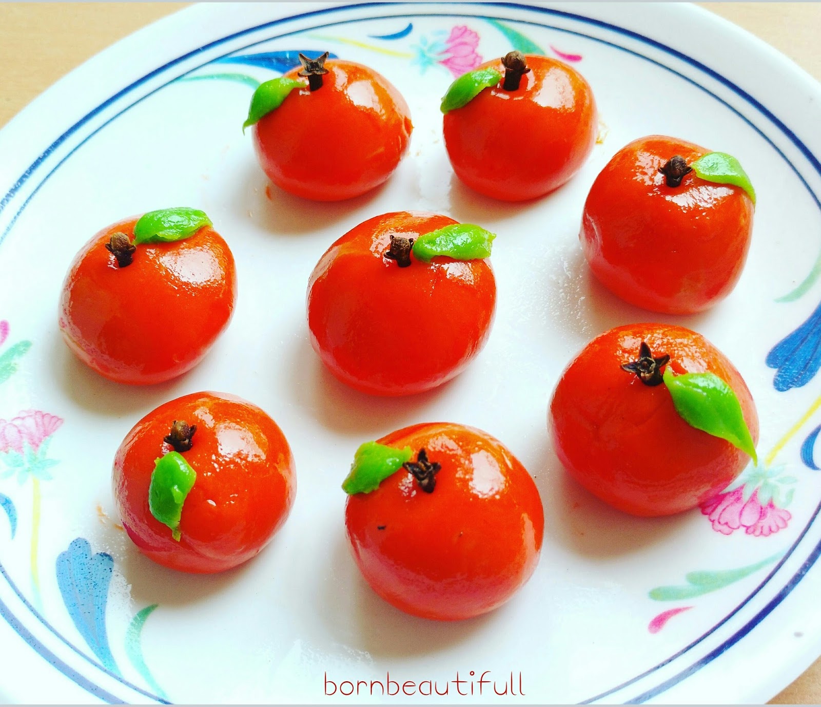 Bornbeautifull: Milkmaid Mithai Recipe | How to make Orange Fruit Shape ...