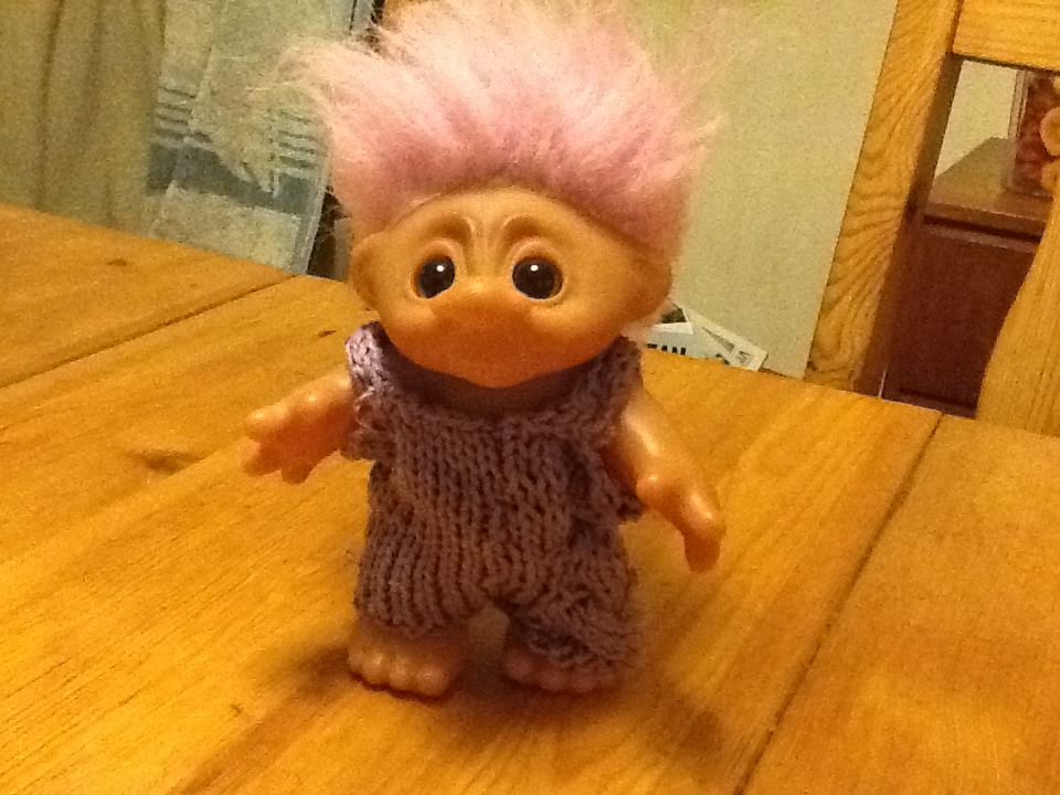 SusannesBlogg: Flätmönster stickad dress till mitt barndomsminne