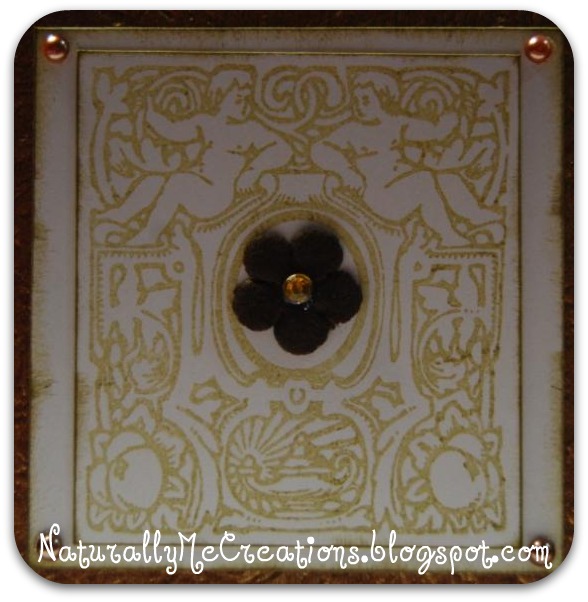 Naturally Me Creations: Gold Stamped Card