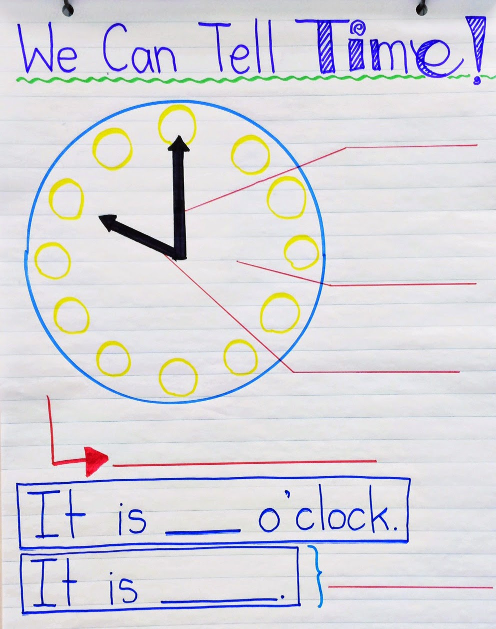 Fun With Firsties: WATCH Us Tell Time!