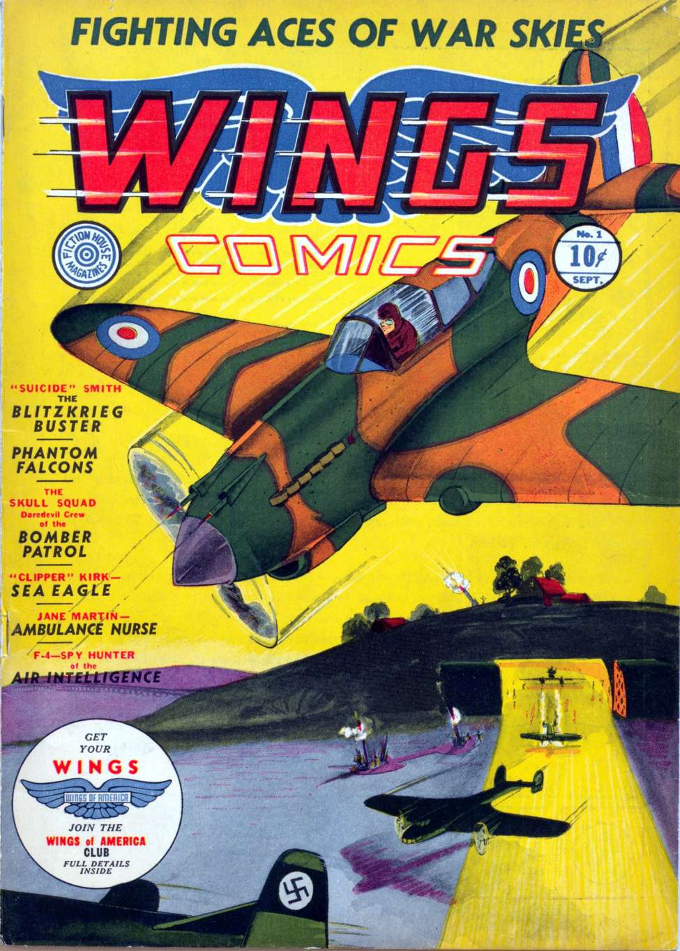 Old-fashioned Comics: Wings Comics #001 – #124 (1940 – 1954) Complete ...