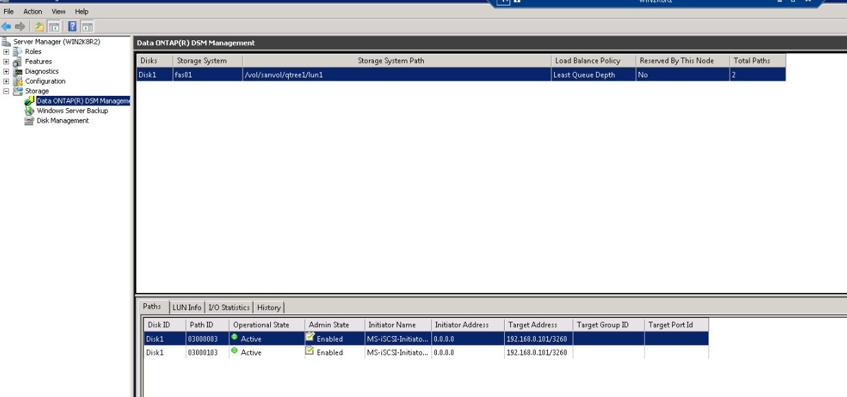 Netapp Library: NetApp iscsi Lun creation