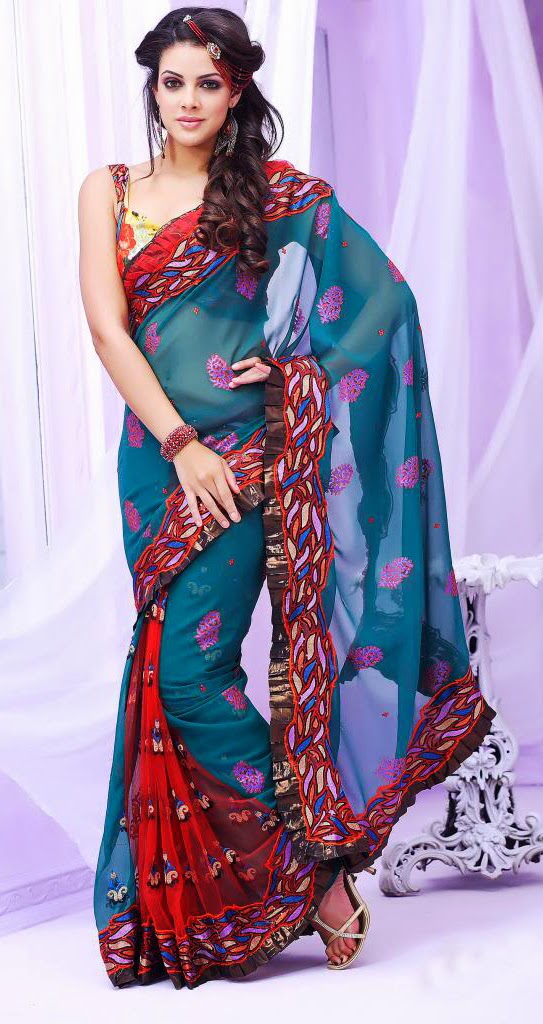 Ritzz Collection : An Indian Lady Simple Look Gorgeous Saree
