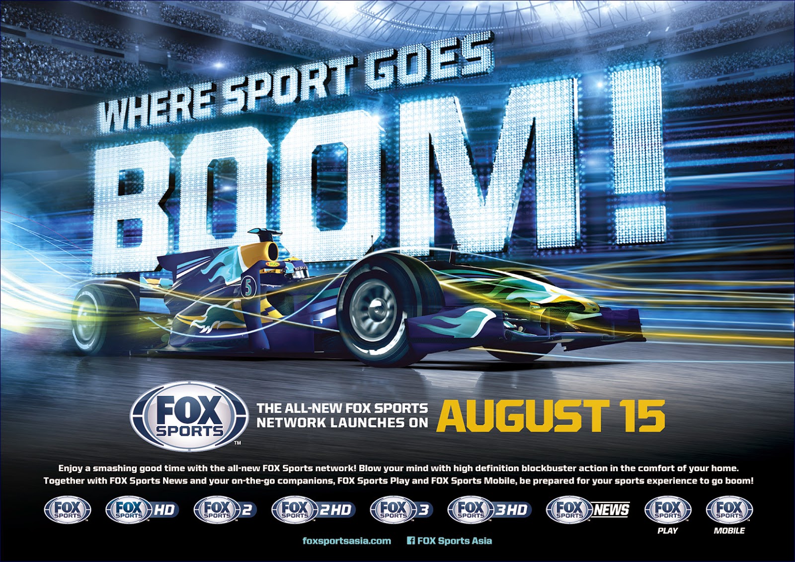 FOX Sports launches new sports channel and new program lineup. - Blog ...